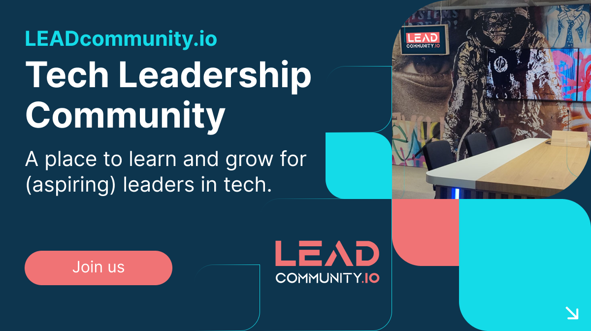 LEAD - Community for (aspiring) leaders in tech